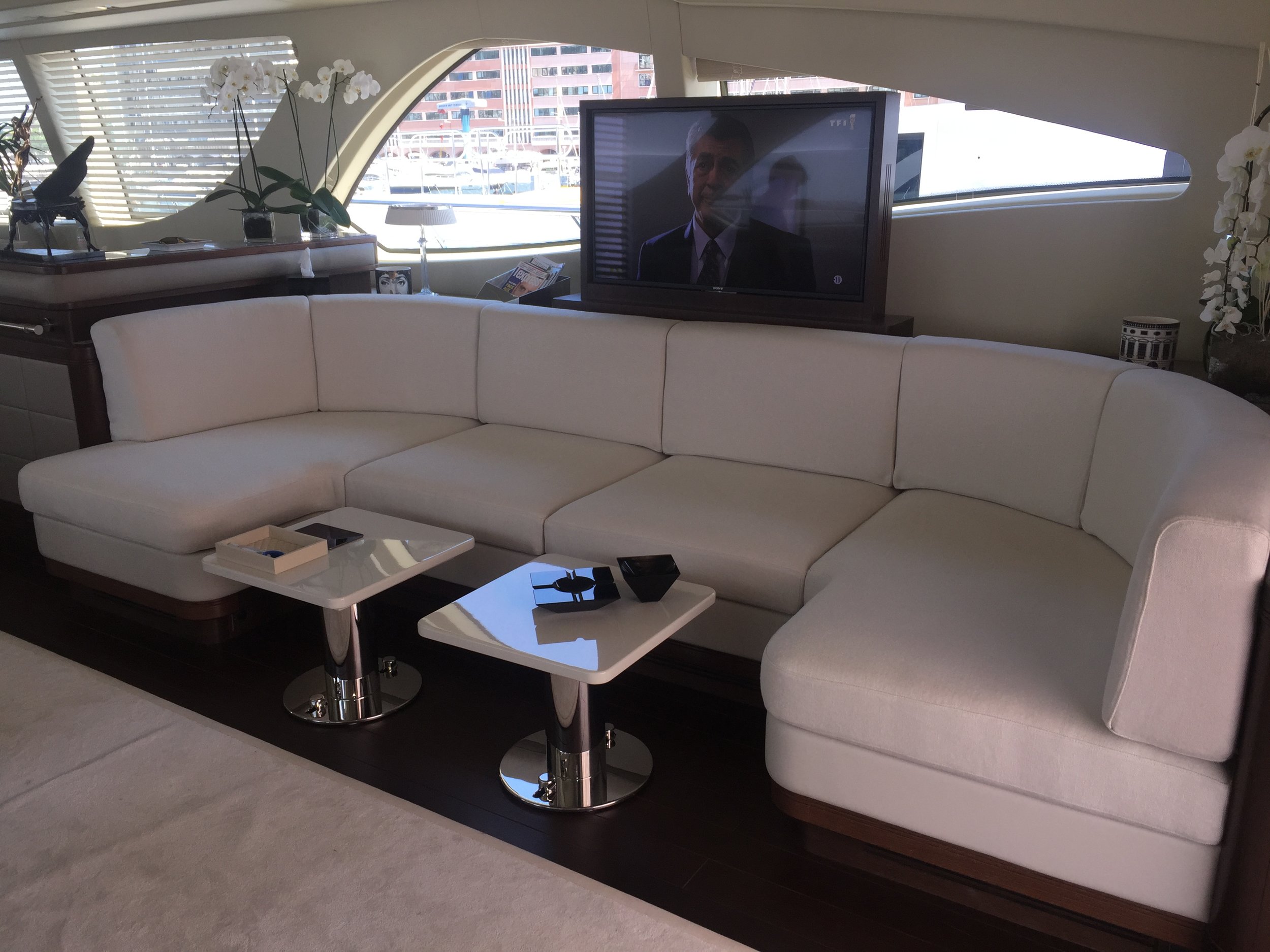 Private boat - Port Hercule de Monaco | Artisan Tapissier